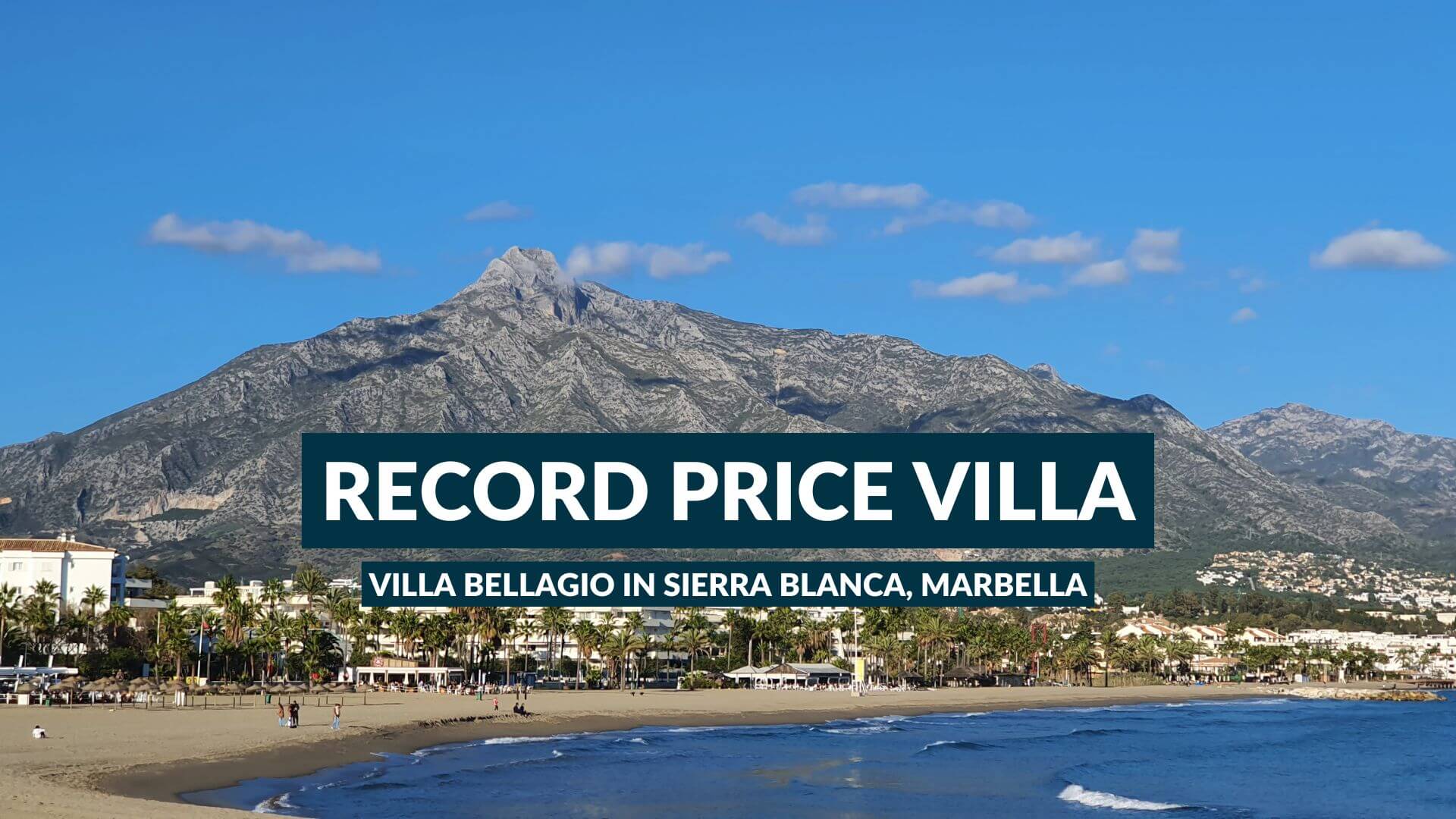 Villa Bellagio in Marbella wordt duurste van Spanje - INVESTINSPAIN.BE